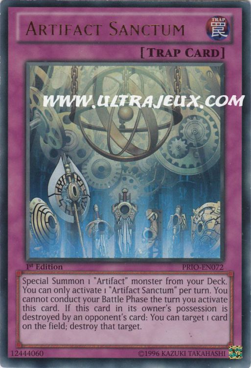 Artifact Sanctum (PRIO-EN072) - Carte Yu-Gi-Oh! Primal Origin - Cartes