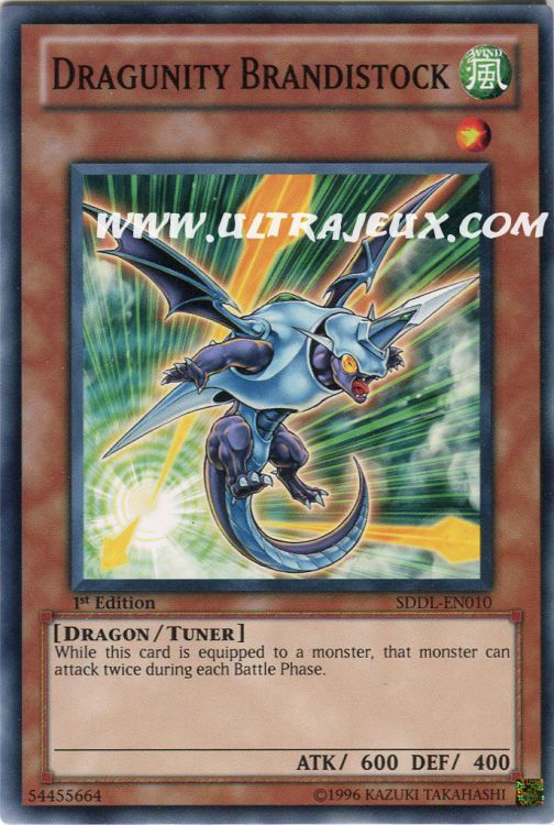 Dragunity Brandistock (SDDL-EN010) - Carte Yu-Gi-Oh! Dragunity Legion