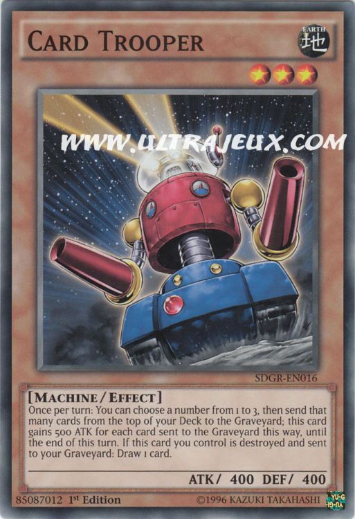 Card Trooper (SDGR-EN016) [Carte Yu-Gi-Oh! Cartes à l'Unité Anglais ...