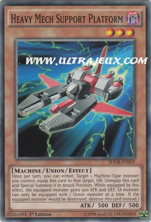 Heavy Mech Support Platform (SDGR-EN019) - Carte Yu-Gi-Oh! Geargia Ram