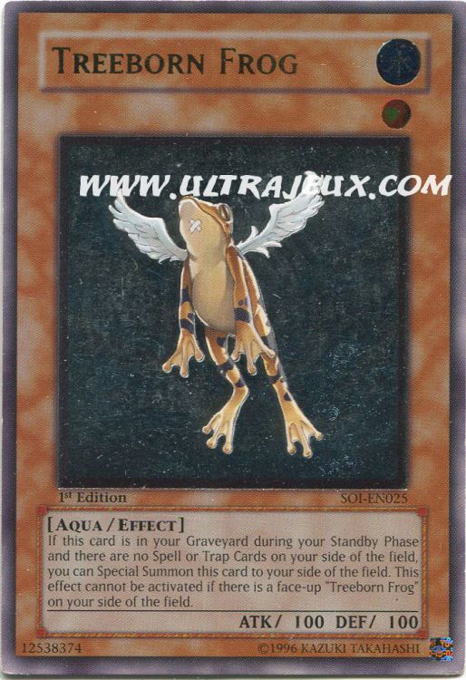 Treeborn Frog (SOI-EN025-UL) - Carte Yu-Gi-Oh! Shadow of Infinity - Ca