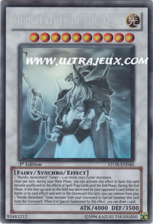 Odin, Father Of The Aesir (STOR-EN040-G) - Carte Yu-Gi-Oh! Storm of Ra