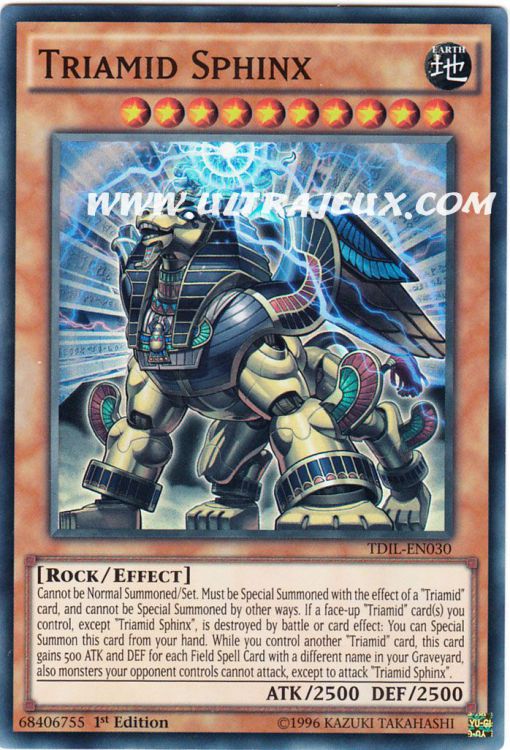 Triamid Sphinx (TDIL-EN030) - Carte Yu-Gi-Oh! The Dark Illusion - Cart