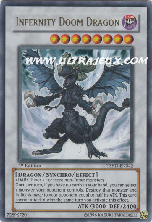 Infernity Doom Dragon (TSHD-EN042) - Carte Yu-Gi-Oh! The Shining Darkn