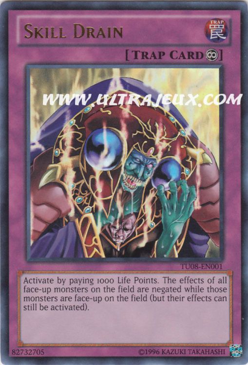 Skill Drain (TU08-EN001) - Carte Yu-Gi-Oh! Turbo Pack: Booster Eight