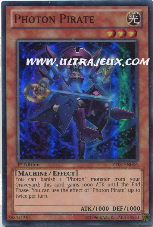 Photon Pirate (ZTIN-EN006) - Carte Yu-Gi-Oh! 2013 Zexal Collection Tin