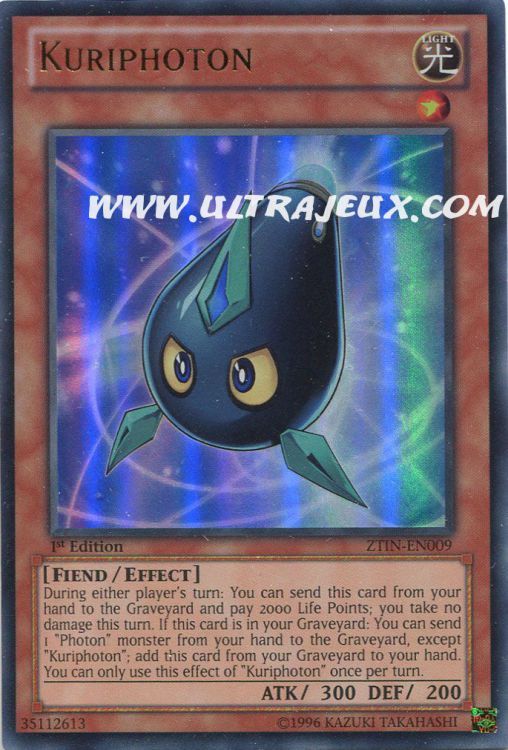 Kuriphoton (ZTIN-EN009) - Carte Yu-Gi-Oh! 2013 Zexal Collection Tin
